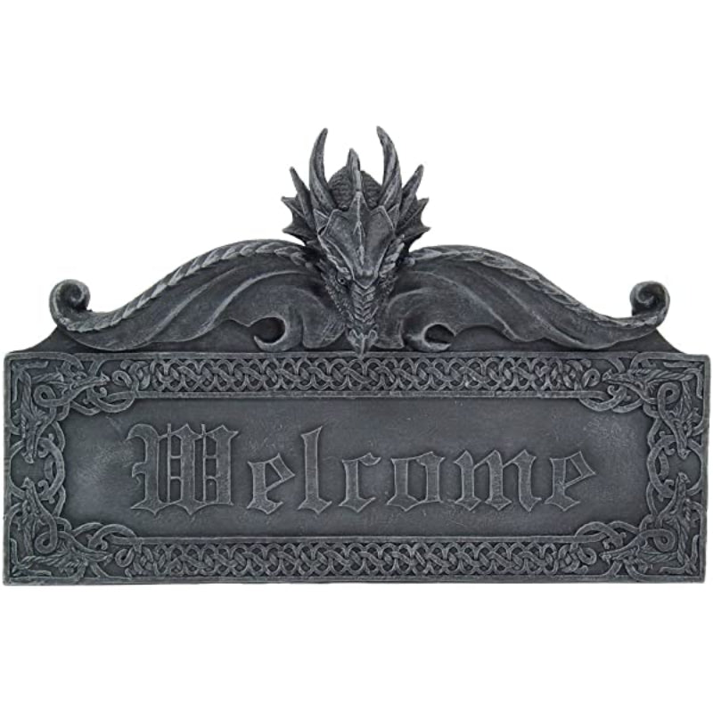 DRAGON WELCOME SIGN – Fantasy Art Trading